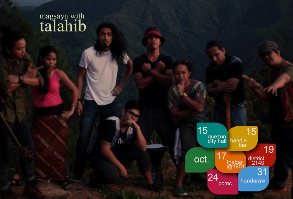 Talahib Peoples Music Live! October – Agimat: Sining at Kulturang Pinoy