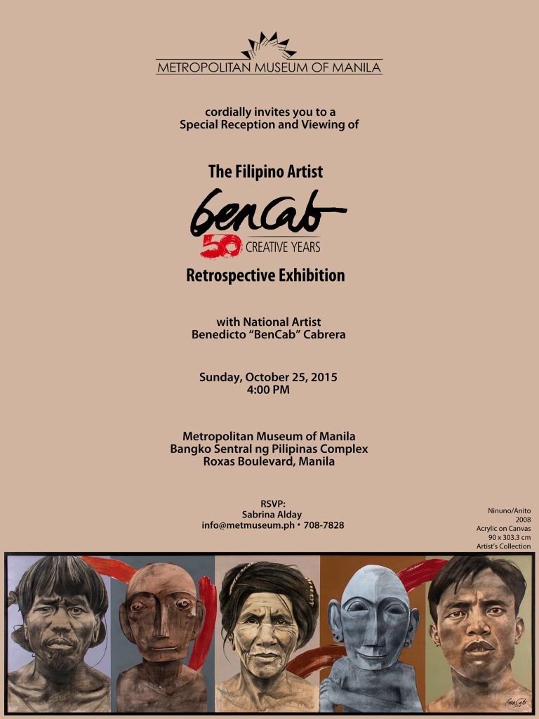 BENCAB: The Filipino Artist – Agimat: Sining at Kulturang Pinoy