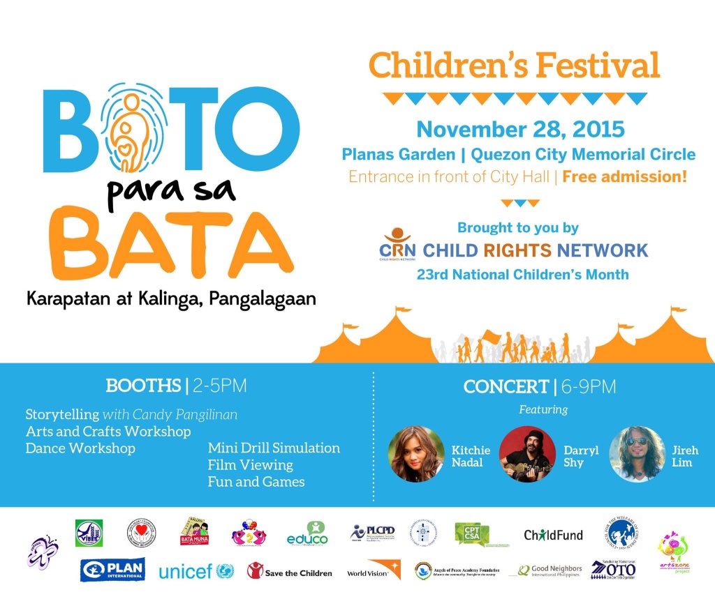 Boto para sa Bata: Karapatan at Kalinga, Pangalagaan – Agimat: Sining ...